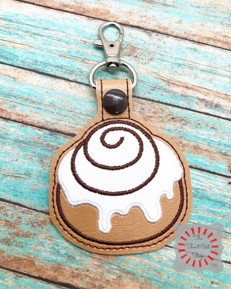 Cinnamon Roll Keychain Cinnamon Rolls Key Chain Cinnamon Bun - Etsy