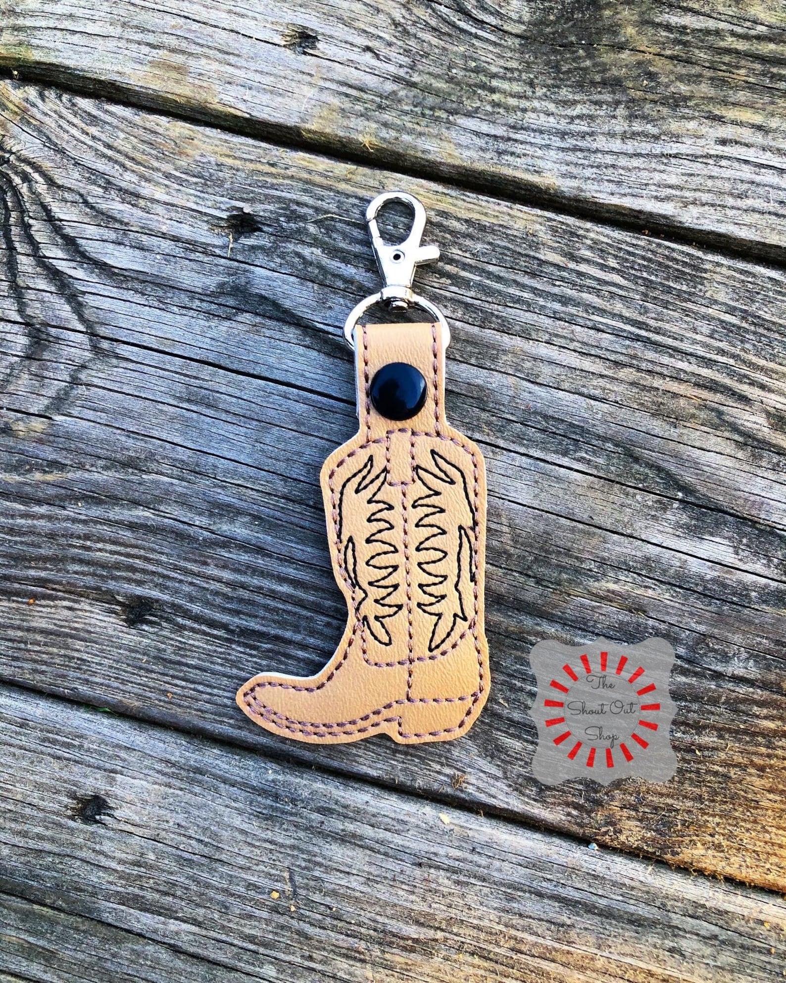 Cowboy Boot Keychain Cowboy Boot Key Chain Cowboy Boot Key - Etsy