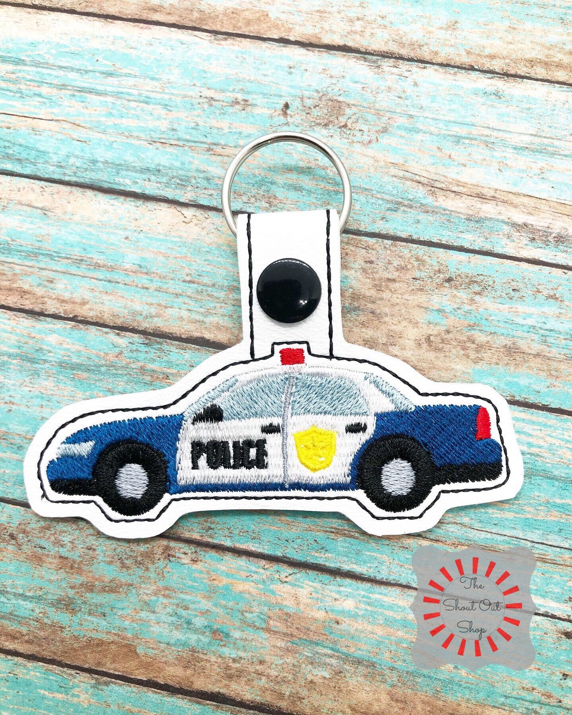Police Car Keychain Police Car Key Chain Patrol Car Keyring - Etsy