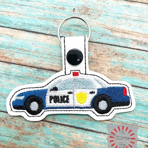Police Car Keychain, Police Car Key Chain, Patrol Car Keyring, LEO Key ...
