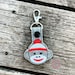 Gray Sock Monkey Keychain, Sock Monkey Key Chain, Sock Monkey Keyring ...