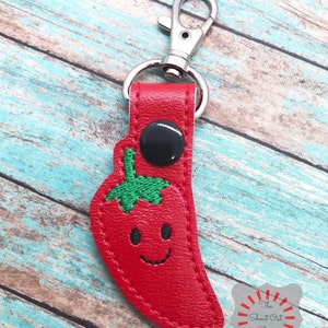 Jalapeno Keychain, Jalapeno Key Chain, Spicy Pepper Keyring, Chili ...