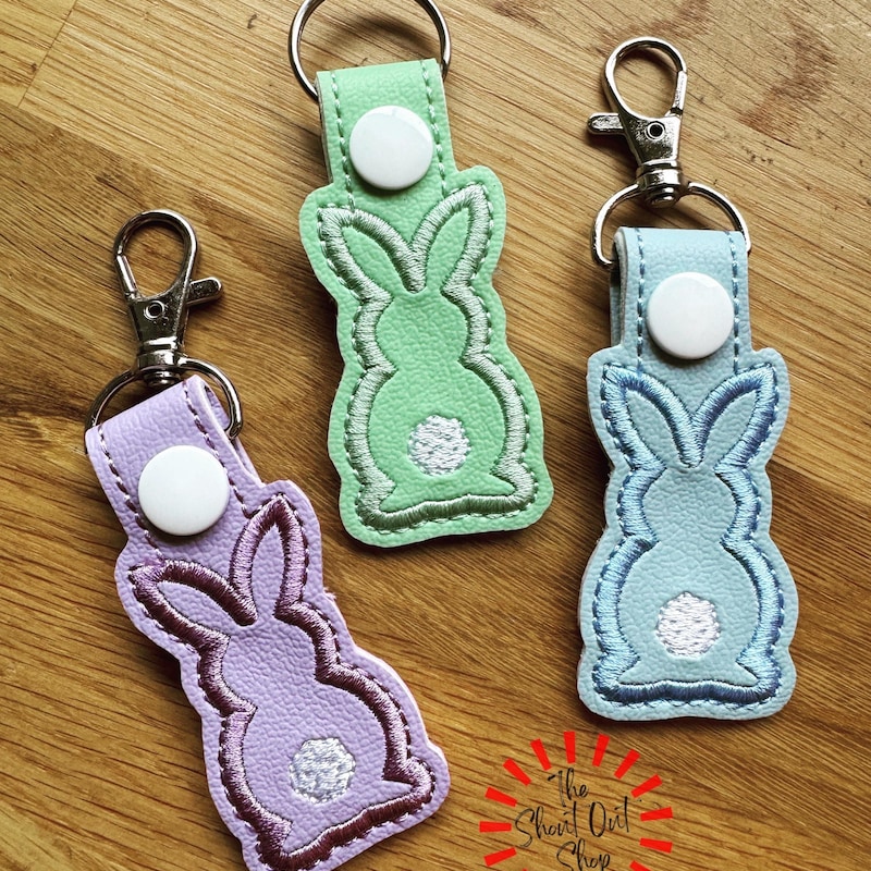 Bunny Keychain - Etsy