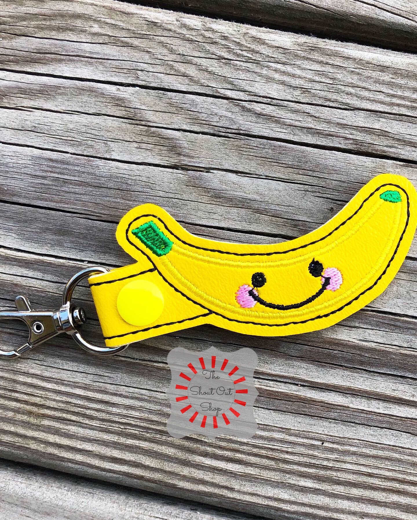Banana Keychain Banana Key Chain Banana Keyring Banana Key | Etsy