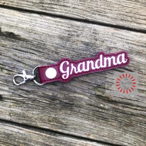Grandma Keychain, Grandma Key Chain, Grandma Key Ring, Grandma Keyring ...