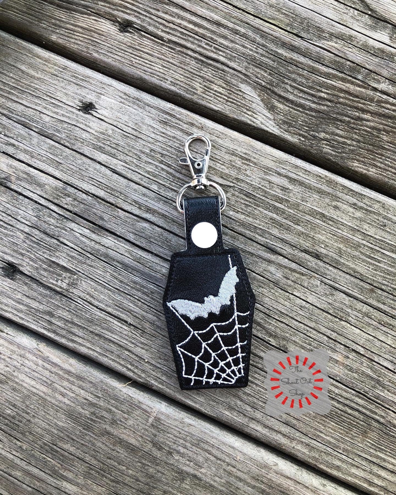 Coffin Keychain, Coffin Key Chain, Coffin Keyfob, Coffin Key Ring ...