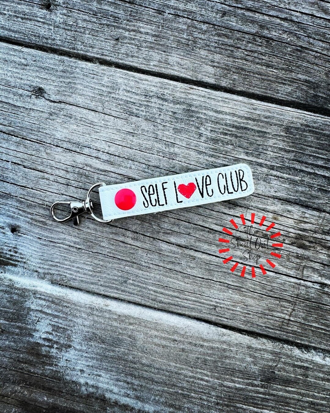Self Love Club Keychain, Self Love Club Key Ring, Self Love Key Chain ...