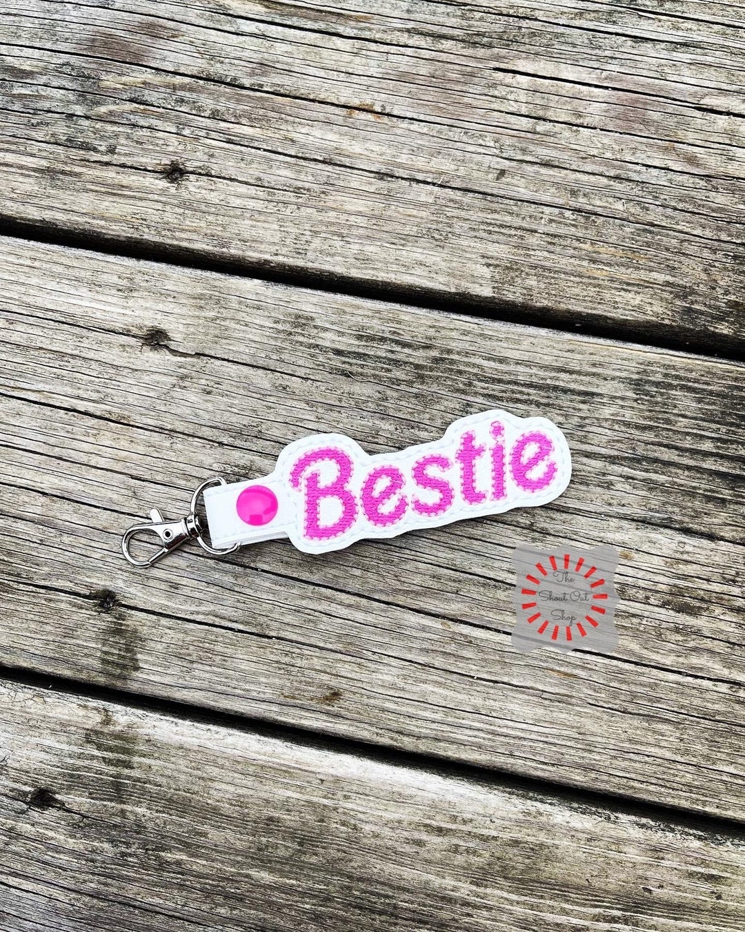 Bestie Keychain, Bestie Key Chain Bestie Keyring, Bestie Key Ring, BFF ...