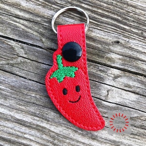 Jalapeno Keychain, Jalapeno Key Chain, Spicy Pepper Keyring, Chili ...