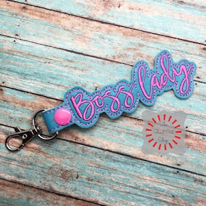 Boss Lady Keychain, Boss Lady Key Chain, Boss Lady Keyring, Boss Lady ...