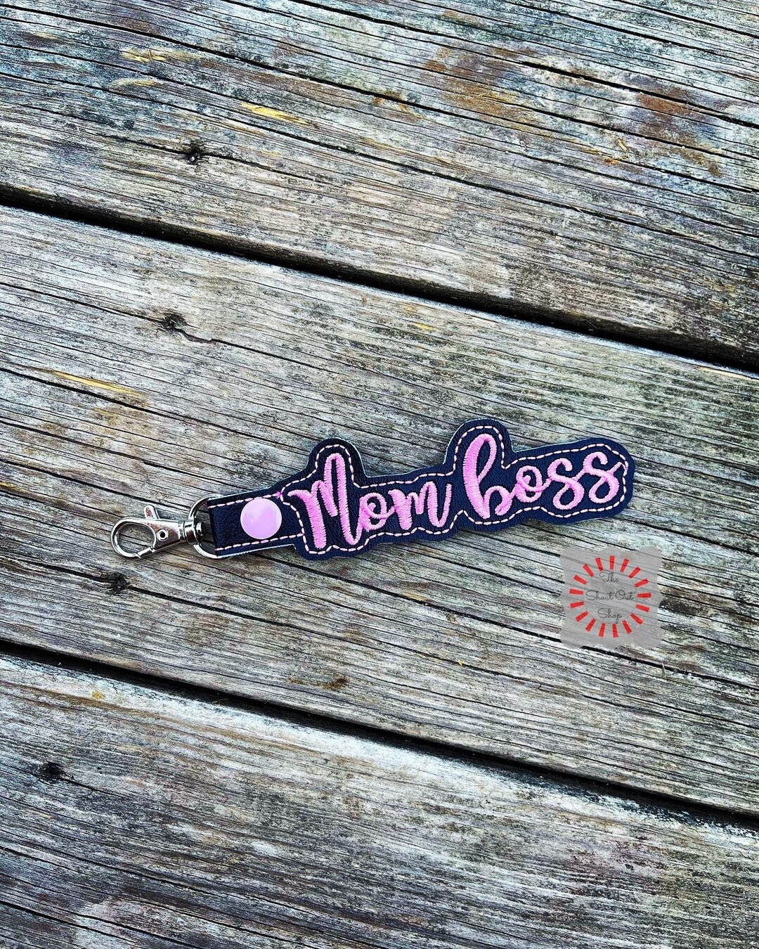 Mom Boss Keychain, Mom Boss Key Chain, Mom Boss Keyring, Mom Boss Key ...