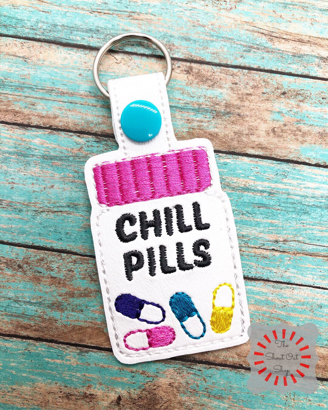 Chill Pills Keychain Chill Pill Key Chain Chill Pill - Etsy