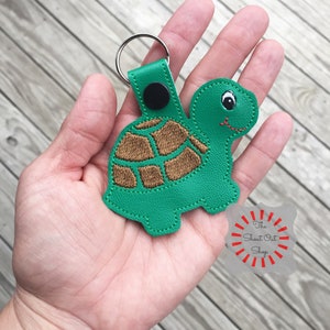 Turtle Keychain, Turtle Key Chain, Turtle Keyfob, Turtle Snap Tab, Turtle Keyring, Turtle Purse ...