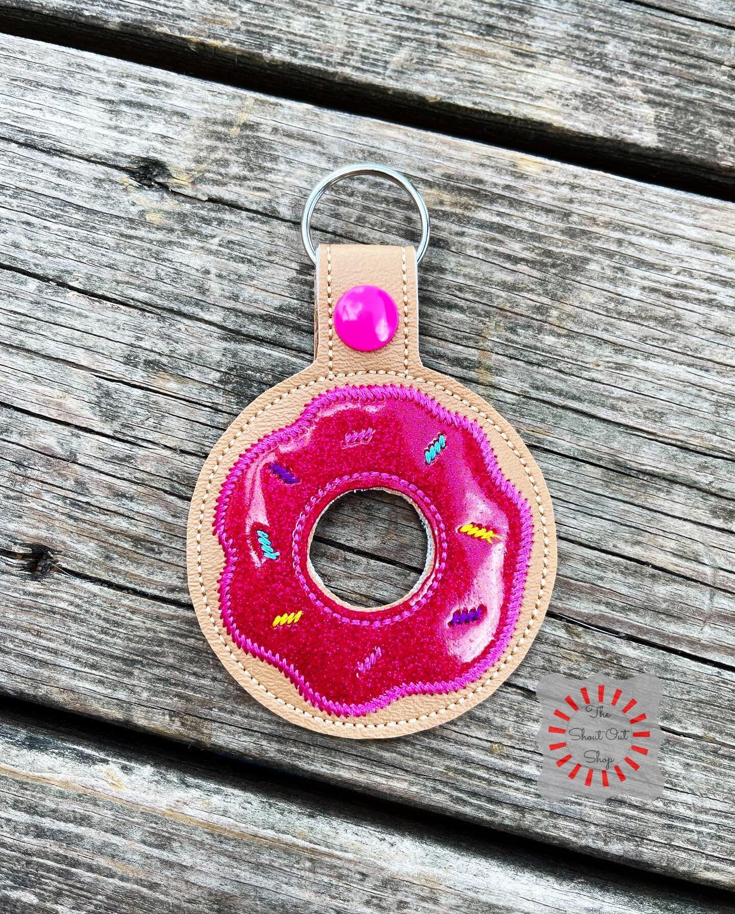 Doughnut Keychain Donut Keychain Doughnut Key Chain Donut | Etsy