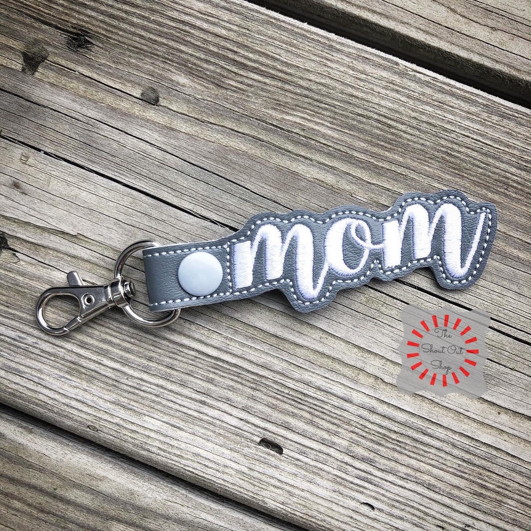 Mom Keychain, Mom Key Chain, Mom Keyring, Mama Key Ring, Mommy Keyfob ...