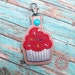 Cupcake Keychain Cupcake Key Chain Cupcake Keyring Cupcake - Etsy