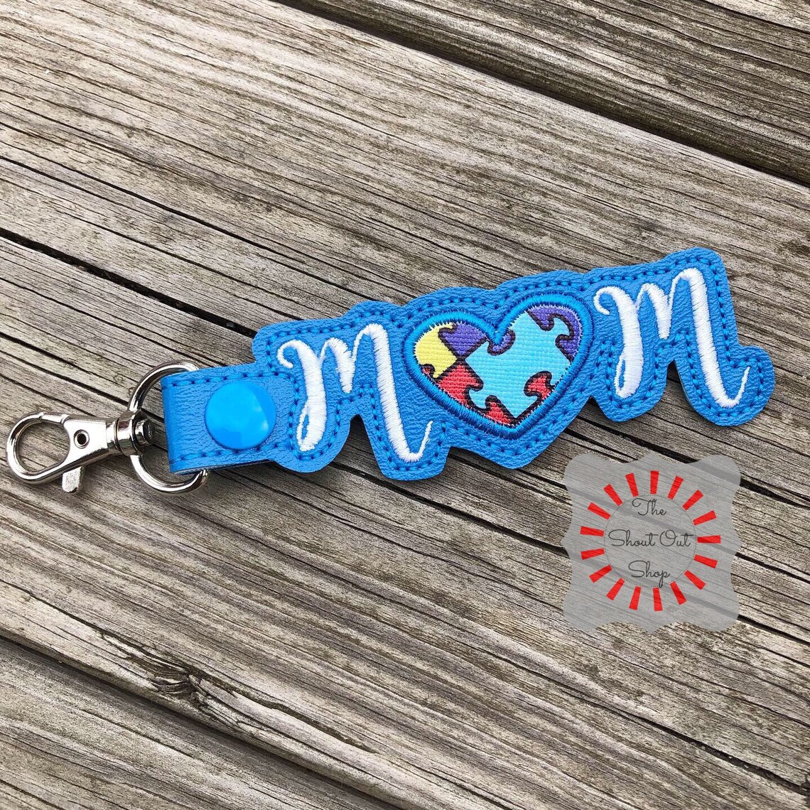 Autism Mom Keychain Autism Mom Key Chain Autism Mom Keyring | Etsy