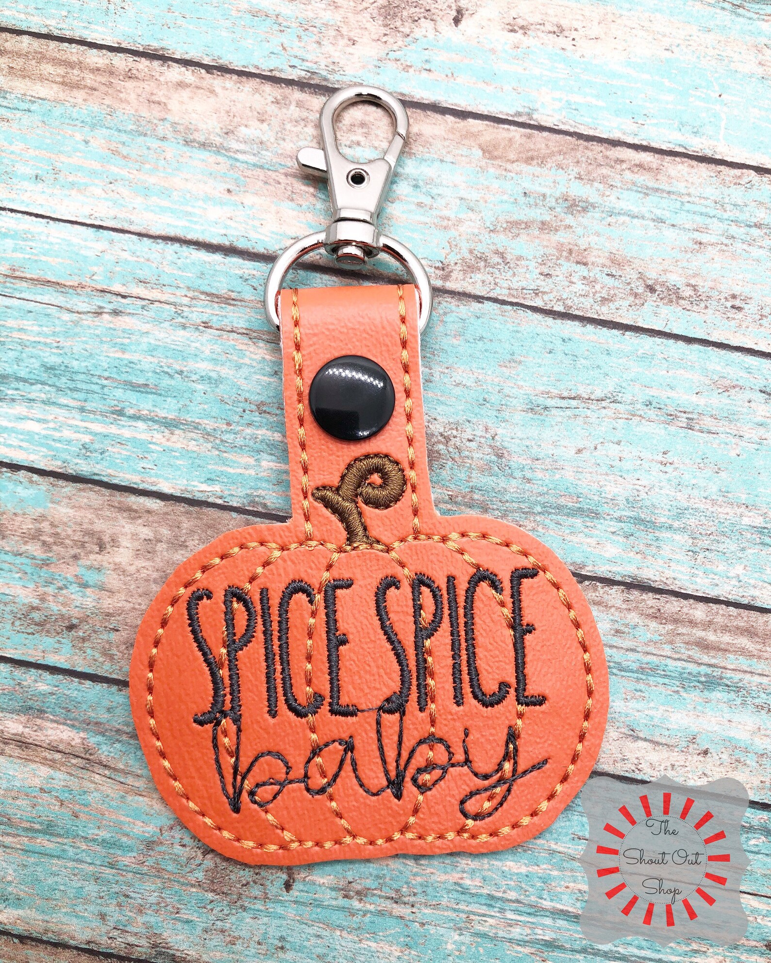 Spice Spice Baby Keychain Pumpkin Key Chain Pumpkin Keyfob | Etsy