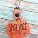 Spice Spice Baby Keychain, Pumpkin Key Chain, Pumpkin Keyfob, Pumpkin ...