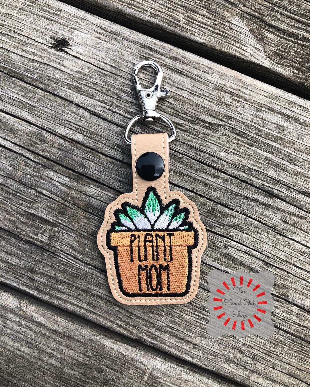 Plant Mom Keychain, Plant Mom Key Chain, Plant Mom Key Ring, House ...