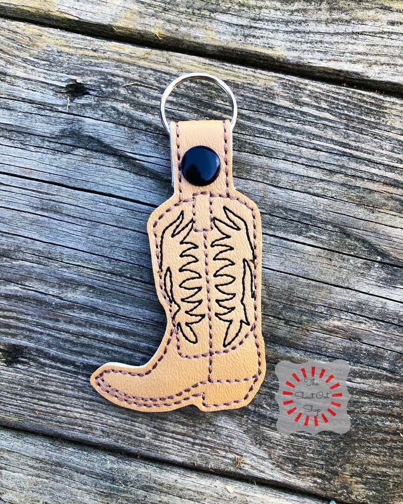 Cowboy Boot Keychain Cowboy Boot Key Chain Cowboy Boot Key - Etsy
