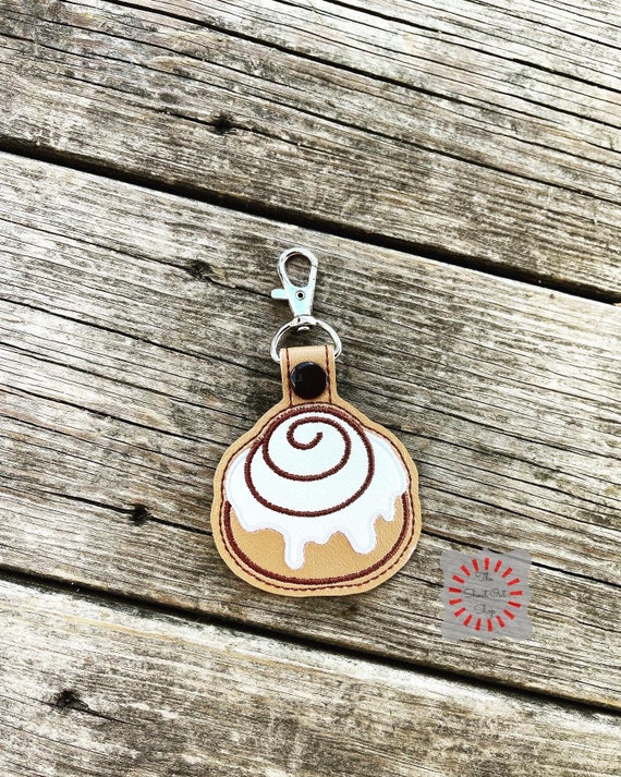 Cinnamon Roll Keychain Cinnamon Rolls Key Chain Cinnamon Bun - Etsy