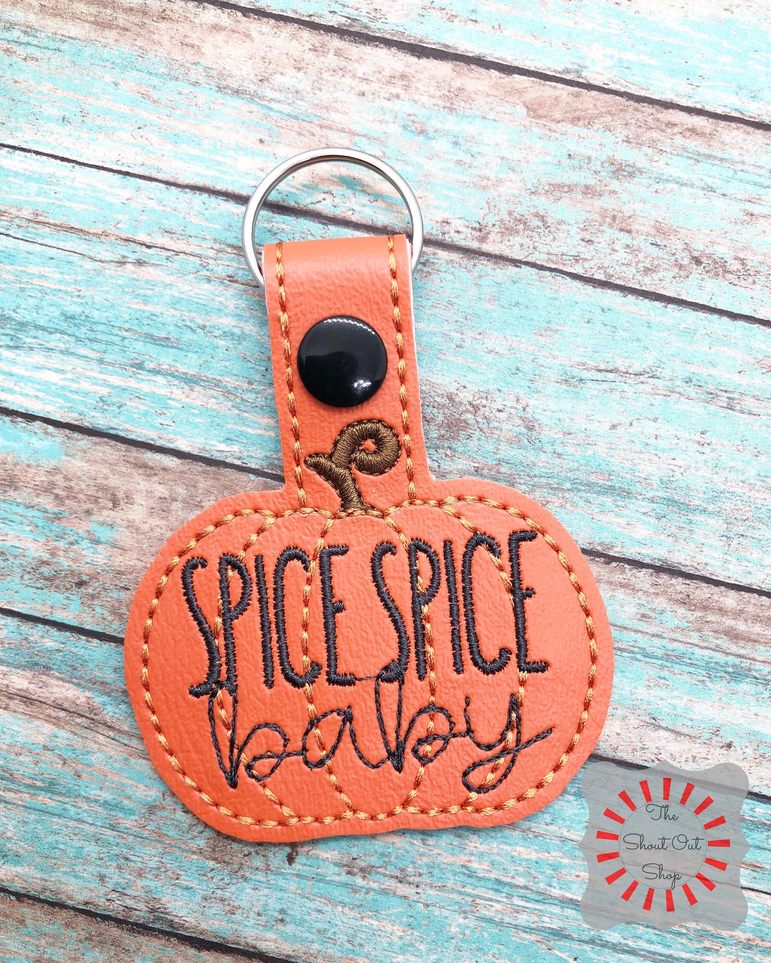 Spice Spice Baby Keychain, Pumpkin Key Chain, Pumpkin Keyfob, Pumpkin ...