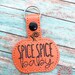 Spice Spice Baby Keychain, Pumpkin Key Chain, Pumpkin Keyfob, Pumpkin ...