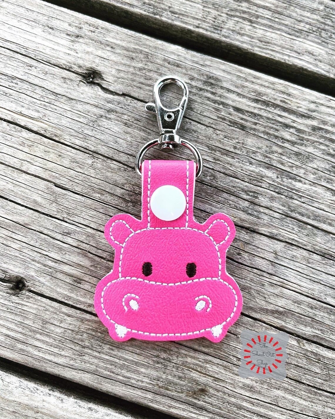 Hippo Keychain Hippopotamus Keychain Hippo Keyring Hippo - Etsy
