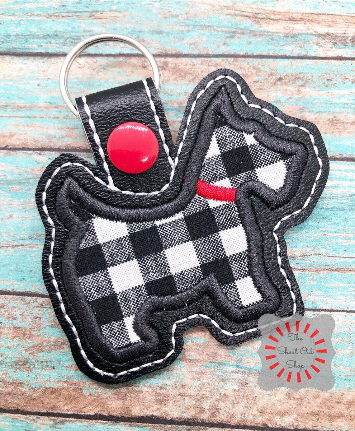 Scotty Dog Keychain Scottie Dog Key Chain Scottish Terrier | Etsy