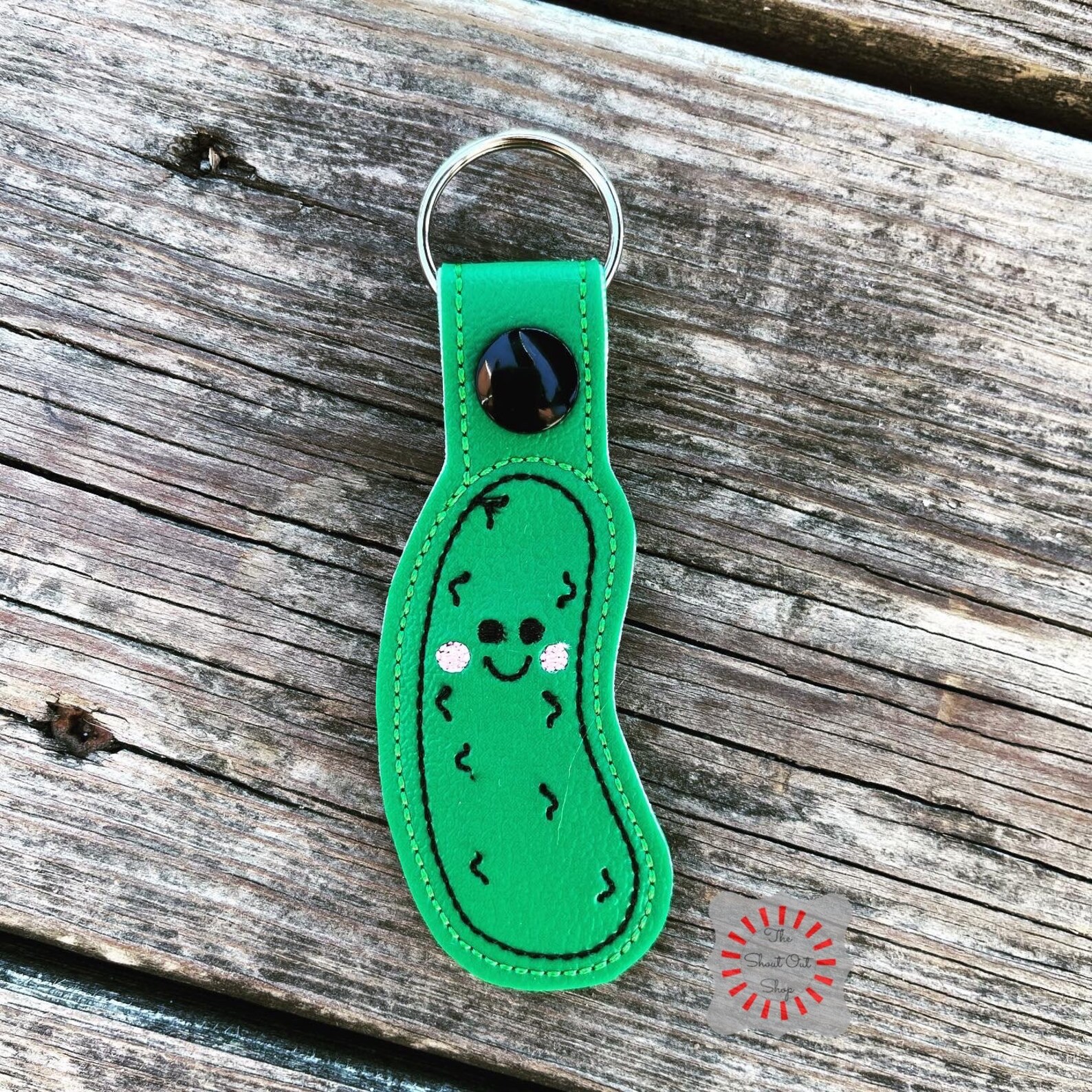 Pickle Keychain Pickle Key Chain Pickle Keyfob Pickle Snap | Etsy