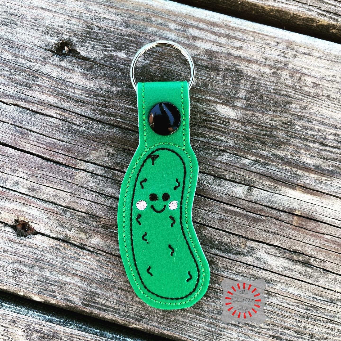Pickle Keychain Pickle Key Chain Pickle Keyfob Pickle Snap | Etsy