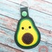 Avocado Keychain, Avocado Key Chain, Avocado Keyring, Avocado Key Ring ...