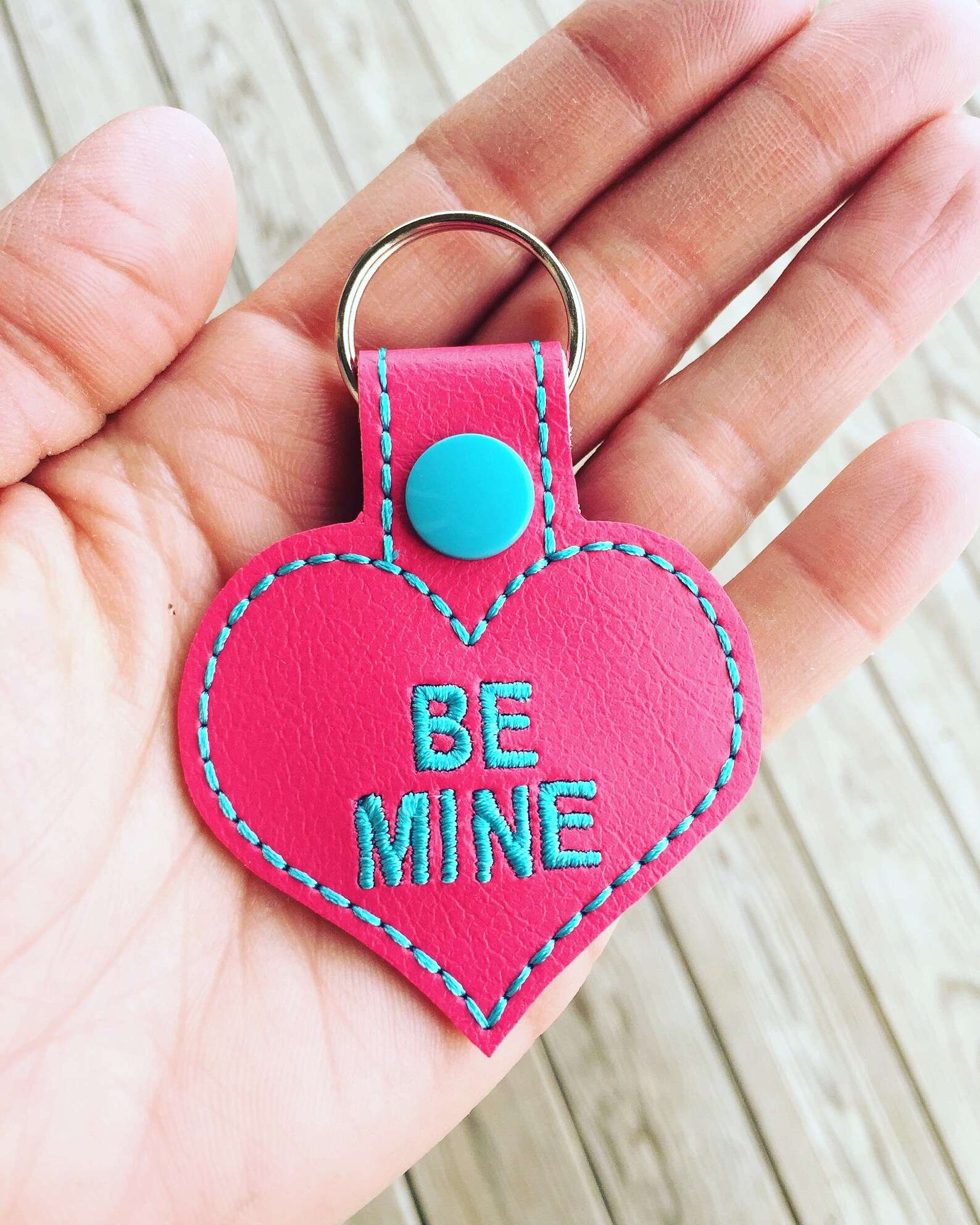 Be Mine Heart Keychain, Be Mine Key Chain, Be Mine Keyfob, Be Mine Snap ...