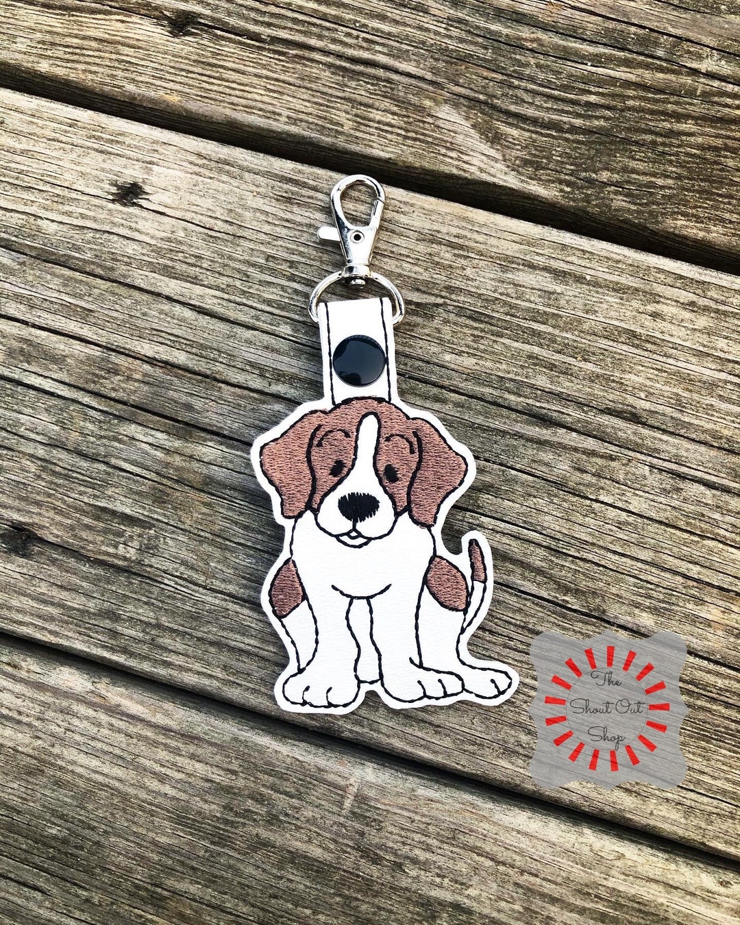 Oversized Beagle Keychain, Basset Hound Key Keychain, Beagle Key Ring ...