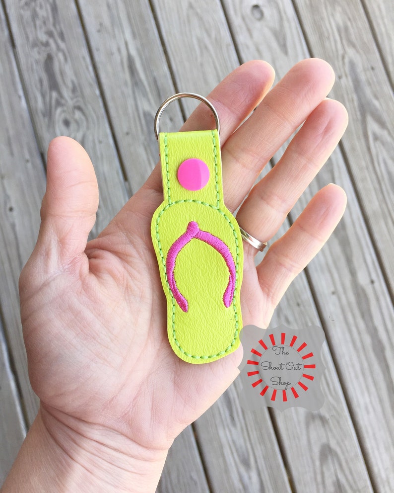 Flip Flop Keychain Flip Flop Key Chain Flip Flop Keyring | Etsy