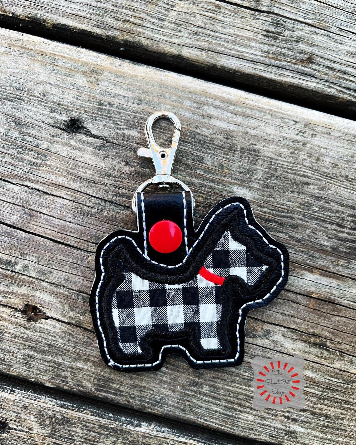 Scotty Dog Keychain, Scottie Dog Key Chain, Scottish Terrier, Scotty ...