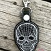 Webbed Skeleton Keychain, Webbed Skeleton Key Ring, Skeleton Key Chain ...