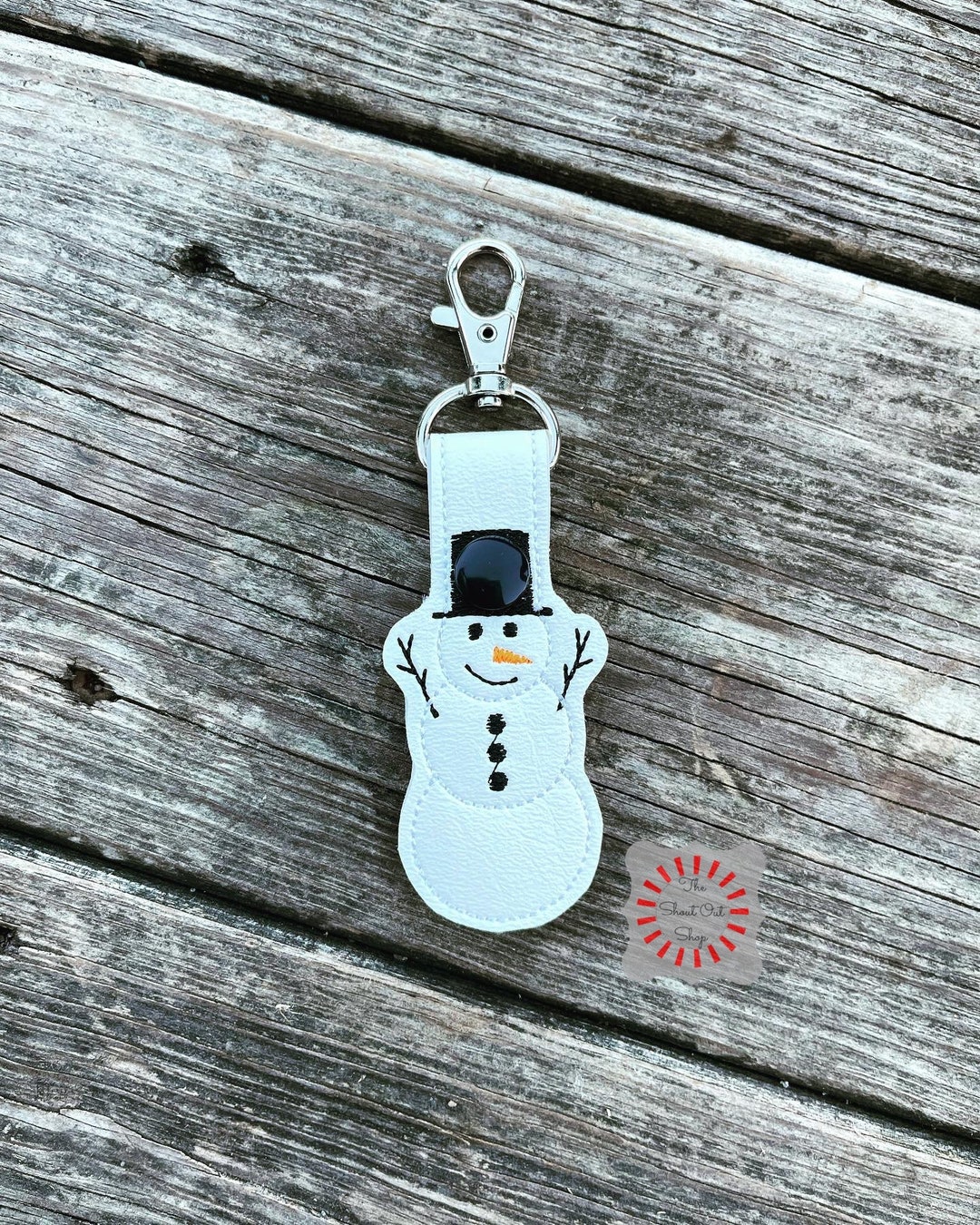 Snowman Keychain, Snowman Key Chain, Snowman Keyring, Snowman Key Ring ...