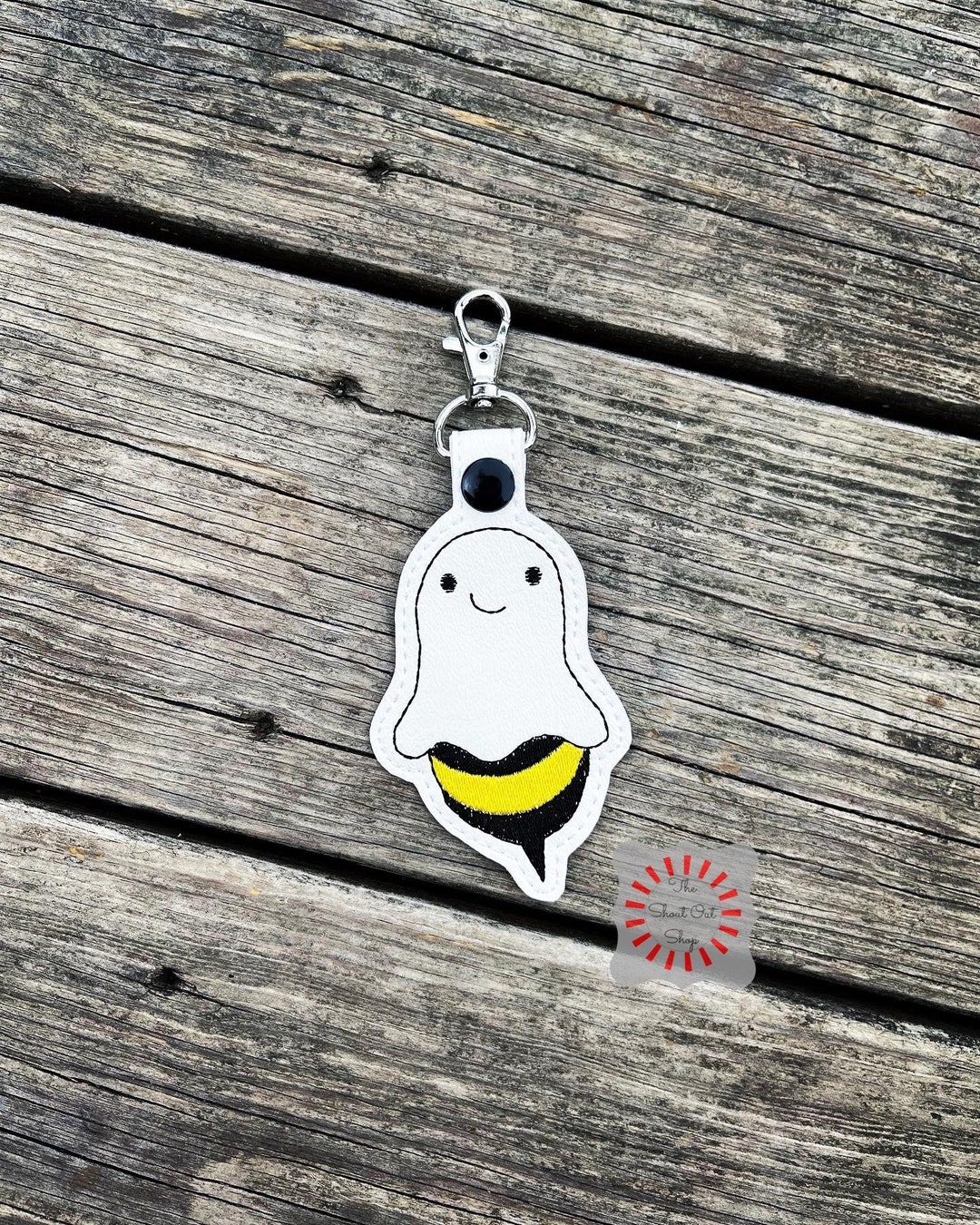 Boo Bees Keychain, Boo Bees Key Chain, Boo Bees Keyring, Boo Bees Key ...