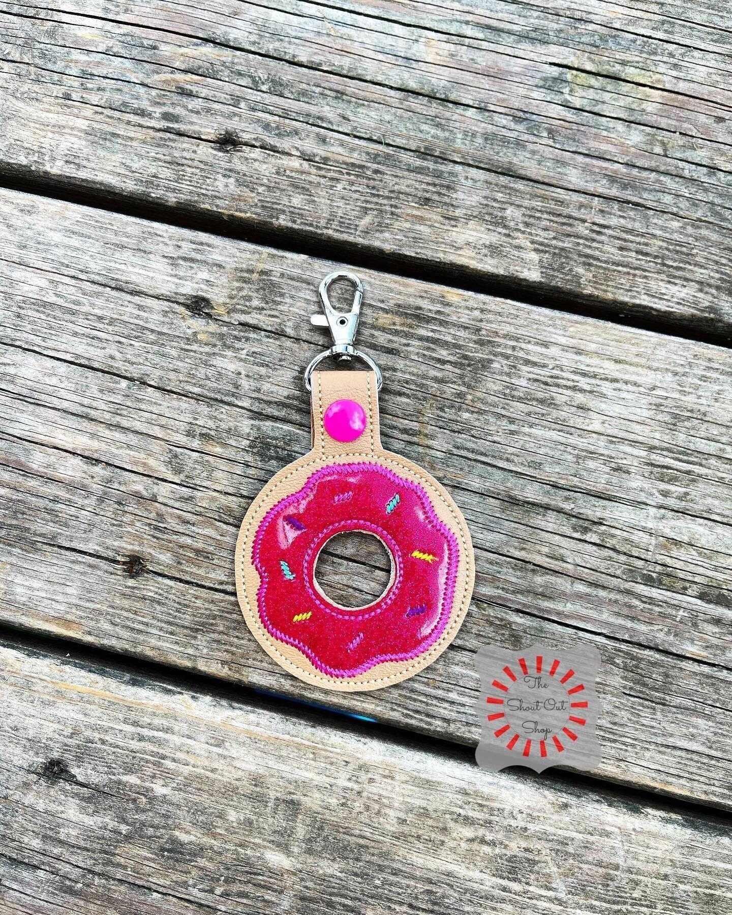 Doughnut Keychain Donut Keychain Doughnut Key Chain Donut | Etsy