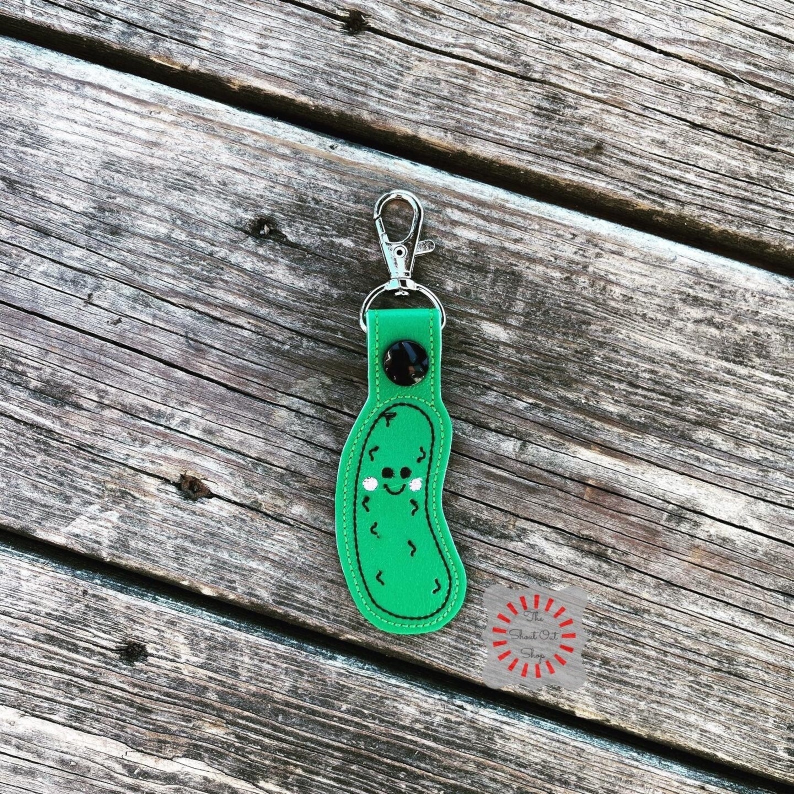 Pickle Keychain Pickle Key Chain Pickle Keyfob Pickle Snap | Etsy