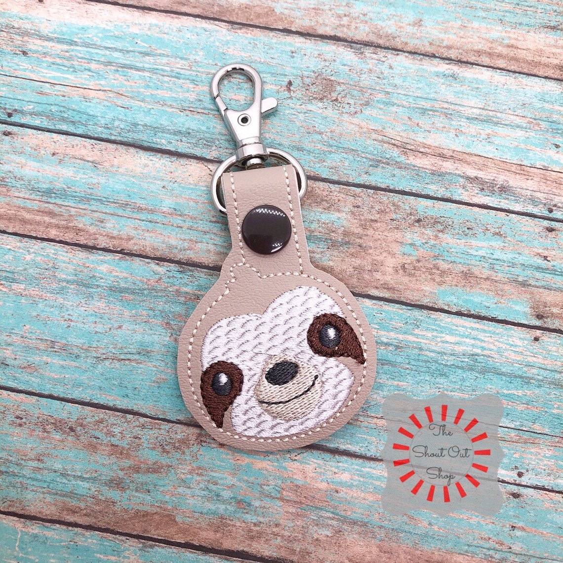 Boy Sloth Keychain Sloth Key Chain Sloth Keyring Sloth | Etsy