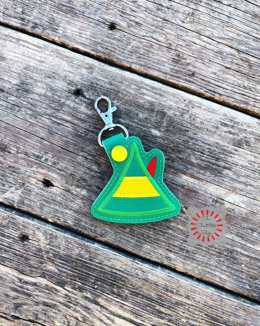 Elf Hat Keychain, Elf Hat Key Chain, Elf Hat Keyring, Elf Hat Key Ring ...