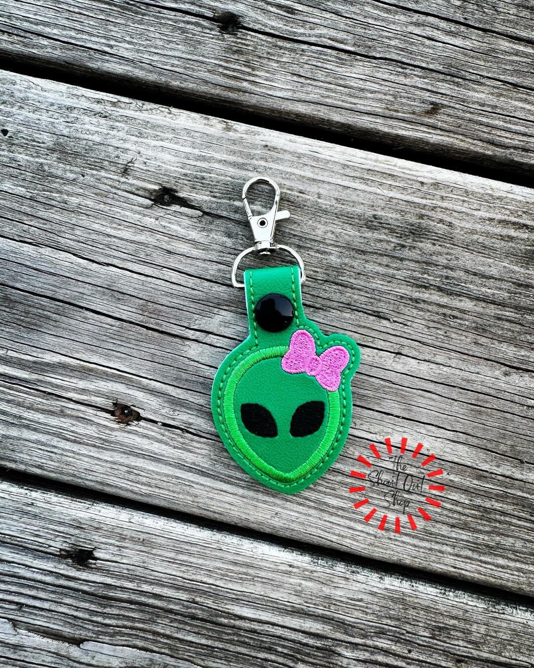 Alien Girl Keychain, Alien Girl Key Chain, Alien Girl Key Ring, Alien ...