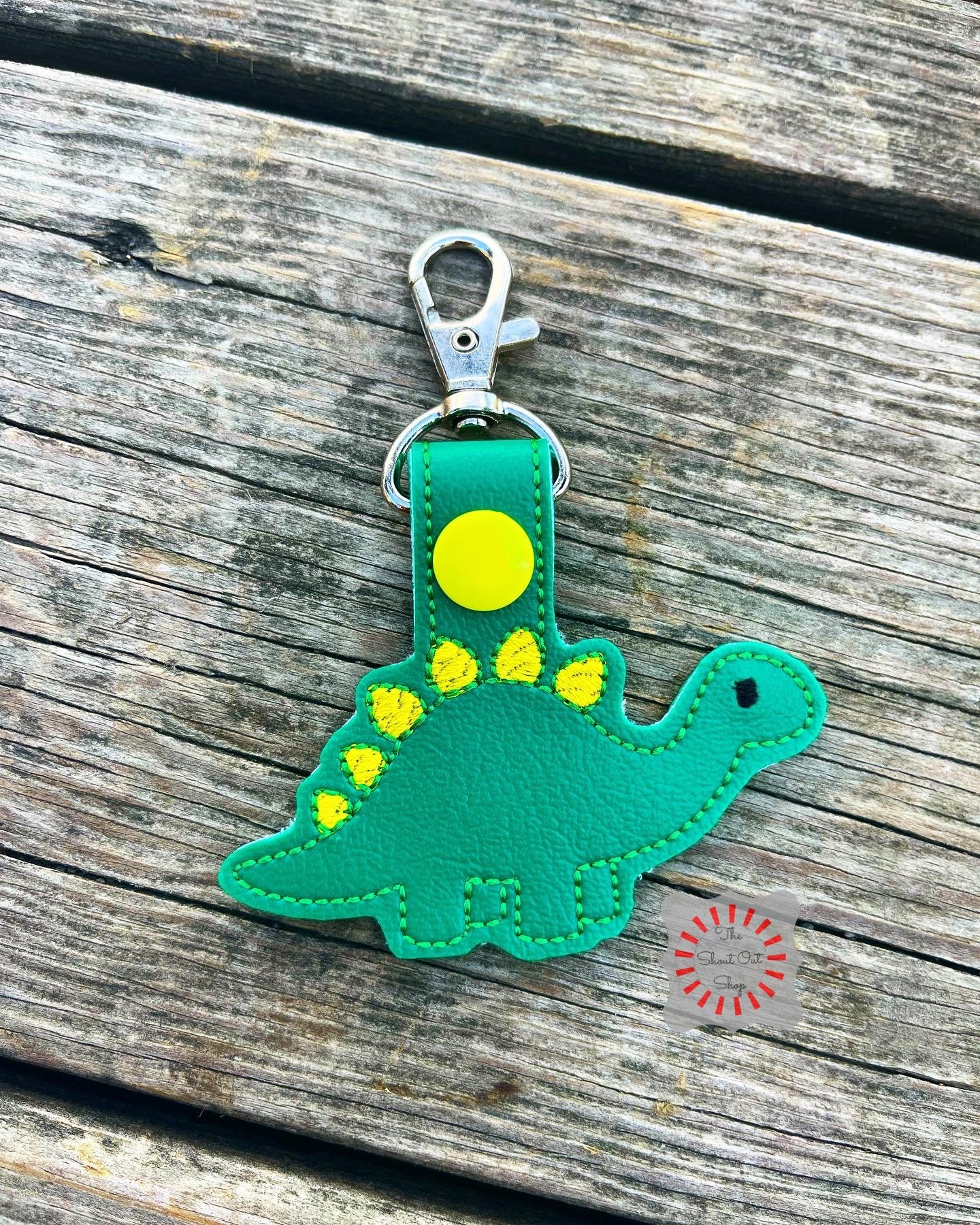 Stegosaurus Keychain Stegosaurus Key Chain Stegosaurus - Etsy