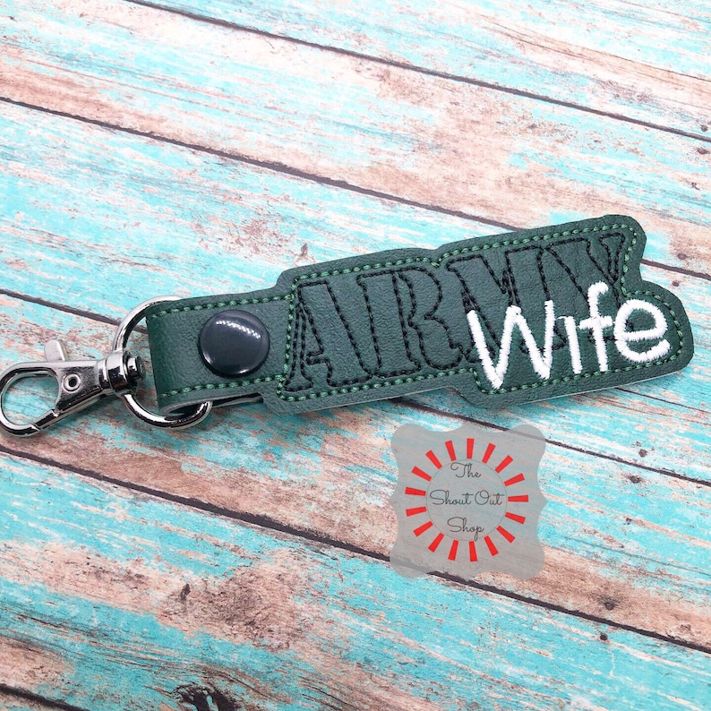 Army Wife Keychain Army Wife Key Chain Army Wife Keyring - Etsy