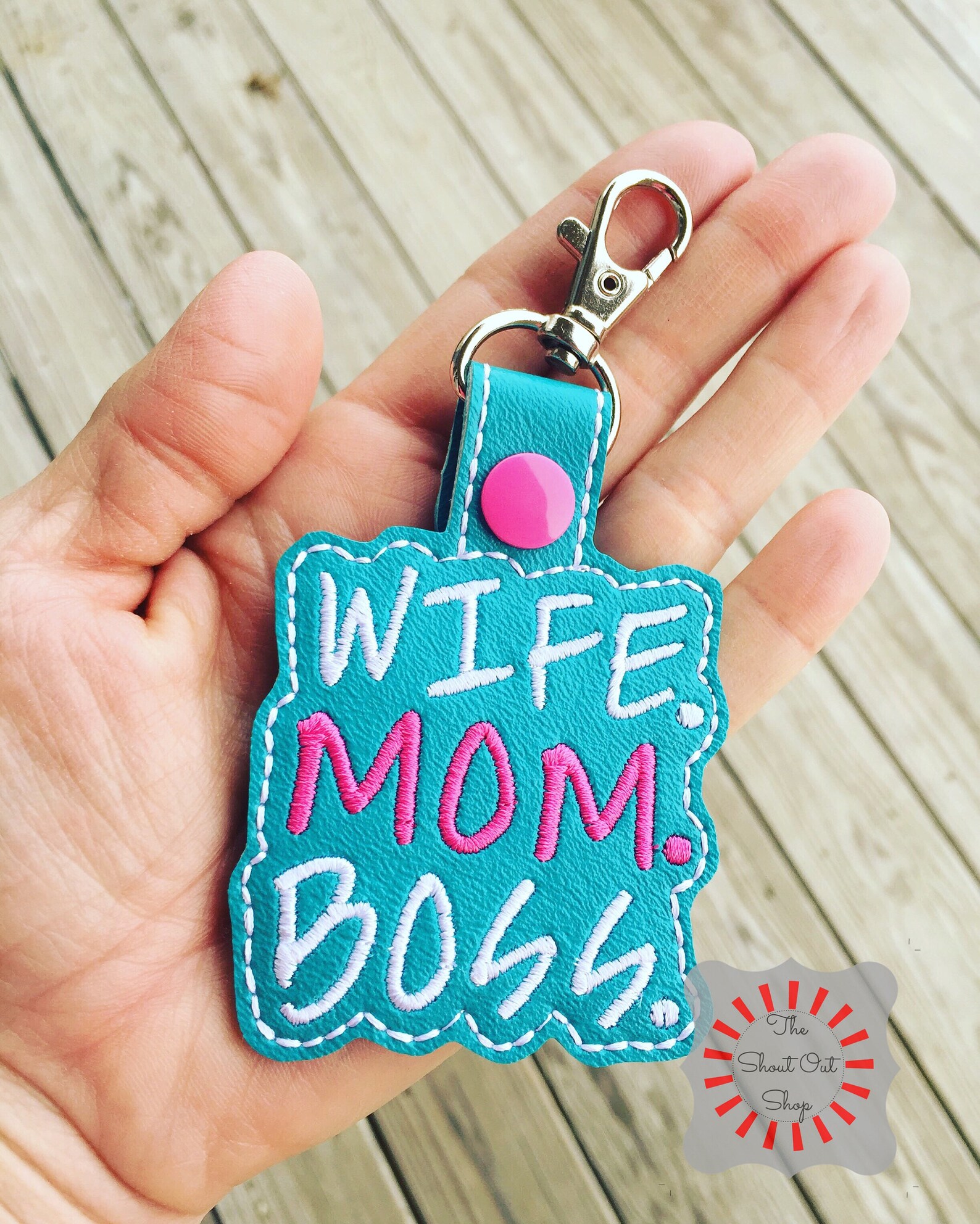 Wife Mom Boss Keychain Wife Mom Boss Key Chain Wife Mom Boss - Etsy