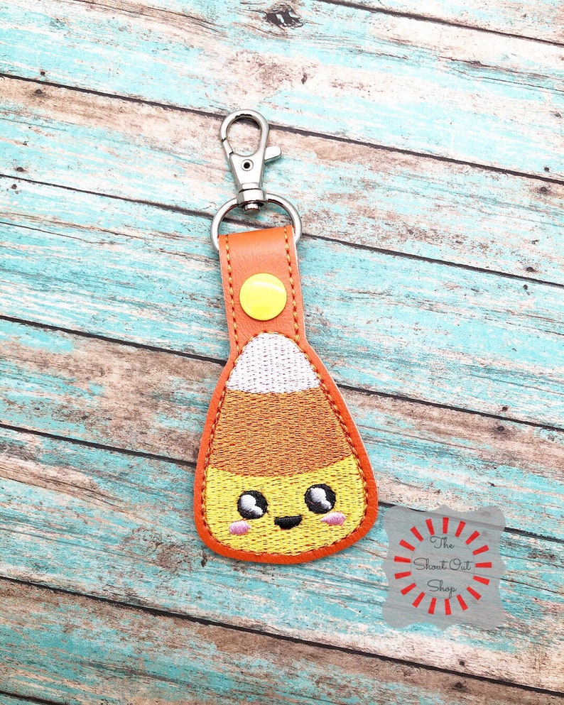 Candy Corn Keychain Candy Corn Key Chain Candy Corn Key - Etsy