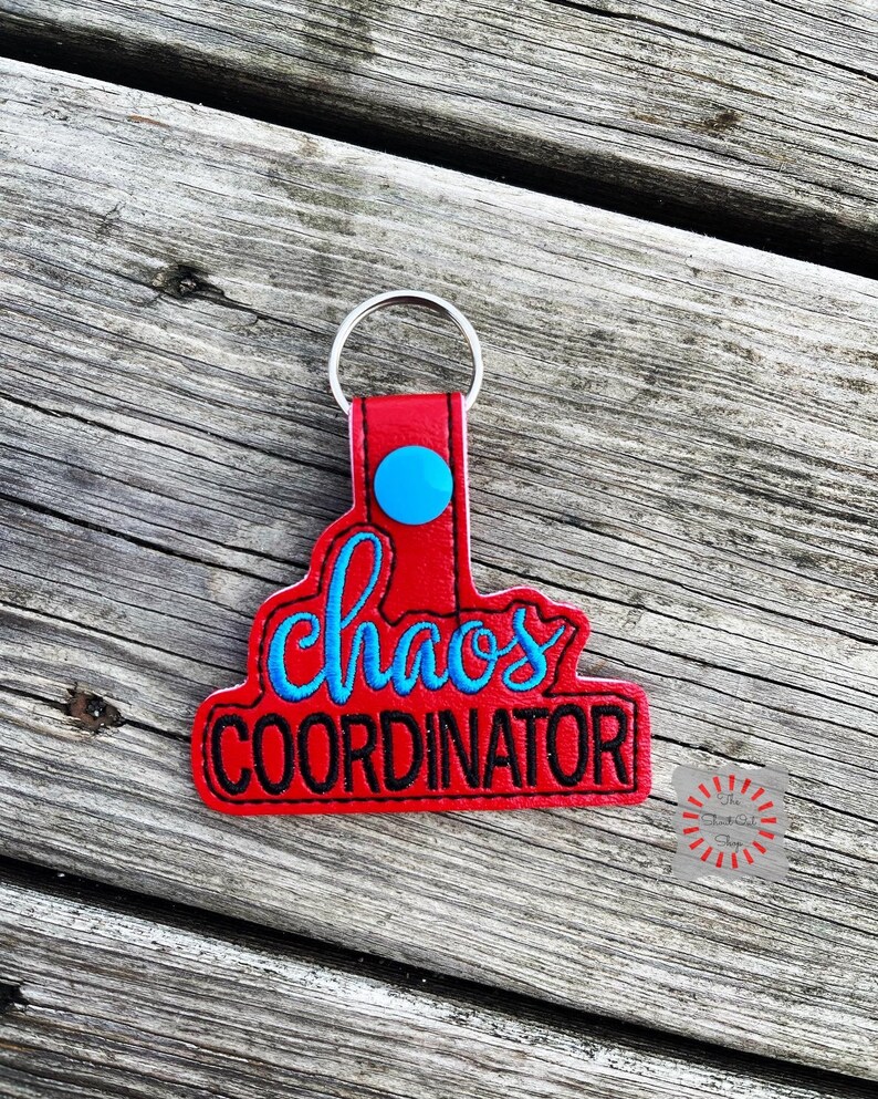 Chaos Coordinator Keychain, Chaos Coordinator Keyring, Parenting Key ...